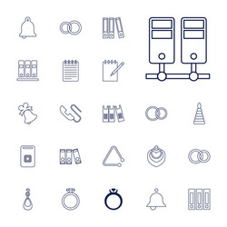 Ring icons Royalty Free Vector Image - VectorStock