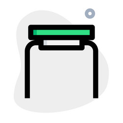 Overbed table used for keeping food trays Vector Image