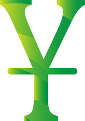 Chinese yan currency symbol china icon Royalty Free Vector