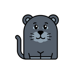 Panther icon Royalty Free Vector Image - VectorStock