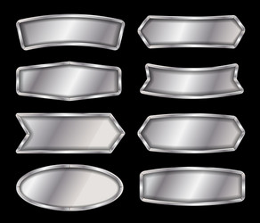 Metal frame Royalty Free Vector Image - VectorStock