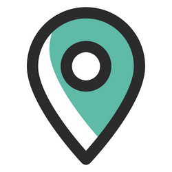 Crossed eye icon avoid contact symbol Royalty Free Vector