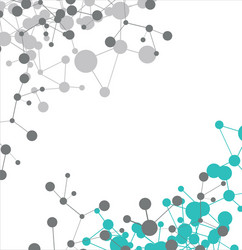 Network connection and dna eps10 Royalty Free Vector Image