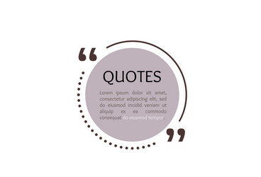 Quote text box rectangle bubble for comment mark Vector Image