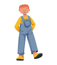 Down syndrome boy Royalty Free Vector Image - VectorStock