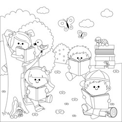 Children Drawing Outline Vector Images (over 38,000)