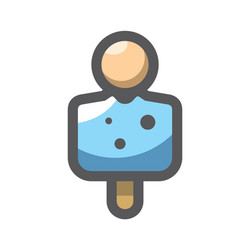 Human shot target gun bullet silhouette man body Vector Image