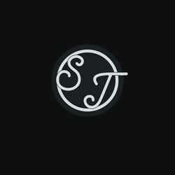 St Initials Vector Images (over 1,900)