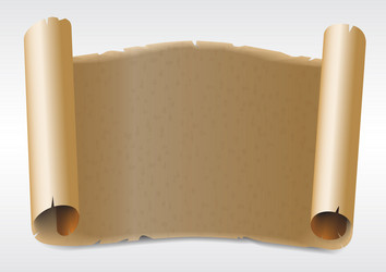 Old blank paper script Royalty Free Vector Image