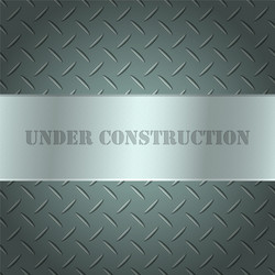 Metallic background with tread plate texture Vector Image