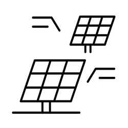 Solar cell icon Royalty Free Vector Image - VectorStock