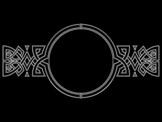 Pagan Border Pattern Culture Vector Images (over 220)