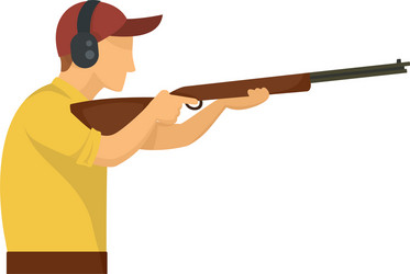 Police shotgun icon simple style Royalty Free Vector Image