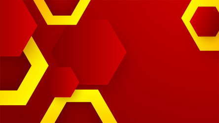 Abstract red orange yellow geometric blurred Vector Image