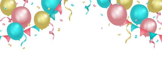 Balloon Corner Border