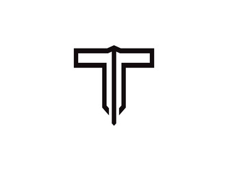 Letter t logo icon design template elements Vector Image