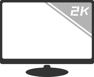 Big screen television Royalty Free Vector Image