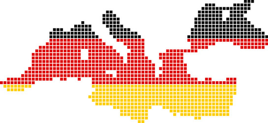 Germany Pixel Map Vector Images (over 170)