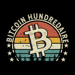 Crypto currency bitcoin golden symbol Royalty Free Vector