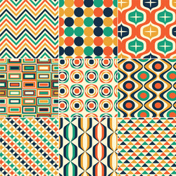 Seamless abstract geometric pattern Royalty Free Vector