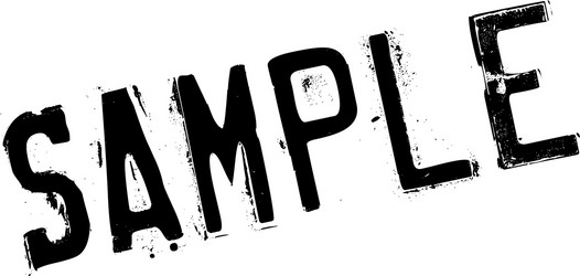 Sample rubber stamp Royalty Free Vector Image - VectorStock