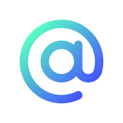 Letter am modern gradient colorful logo Royalty Free Vector