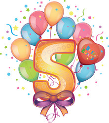 5 Birthday Vector Images (over 6,600)