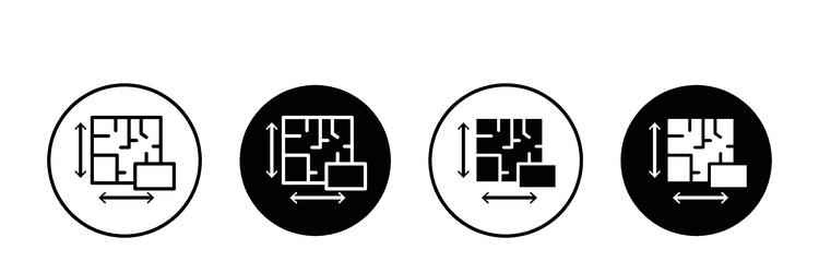 House plan icon Royalty Free Vector Image - VectorStock