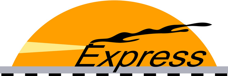 Train logo design inspiration Royalty Free Vector Image