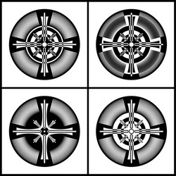 Cross in Circle Vector Images (over 60,000)