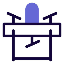 Tri rotor military aircraft for heavy airlift Vector Image