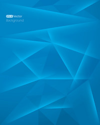 Abstract dark blue triangle in space background Vector Image