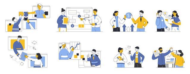 Cartoon Discussion Group Vector Images (over 10,000)