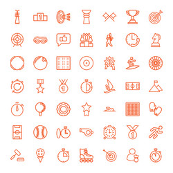 Competition icons pattern seamless white Vector Image