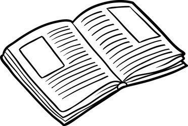 Coloring book menu Royalty Free Vector Image - VectorStock