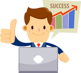 Visionography to the success Royalty Free Vector Image