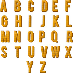 Timber font Royalty Free Vector Image - VectorStock