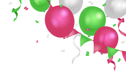 Balloon Corner Border