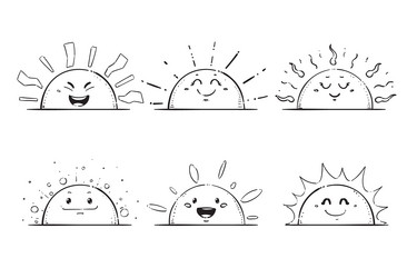 Sunshine Doodle Vector Images (over 4,600)