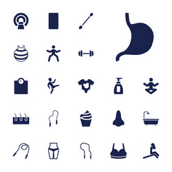 Body icons Royalty Free Vector Image - VectorStock