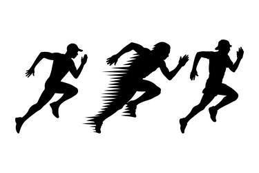 Summer camping silhouette Royalty Free Vector Image