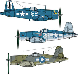Aircraft color scheme Royalty Free Vector Image