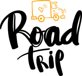 Road trip and journey route winding Royalty Free Vector