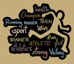 Run Sticker Vector Images (over 6,600)