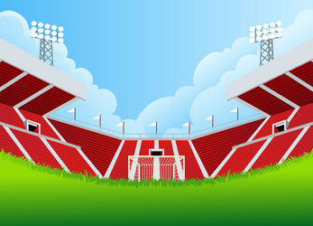 Cartoon Football Stands