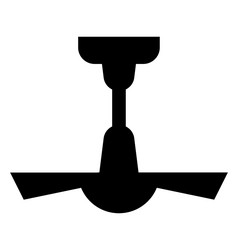 Modern high-speed ceiling mounted fan Royalty Free Vector