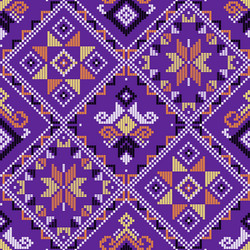 Filipino traditional yakan pattern Royalty Free Vector Image