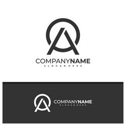 Letter c a logo design creative c a logo Vector Image