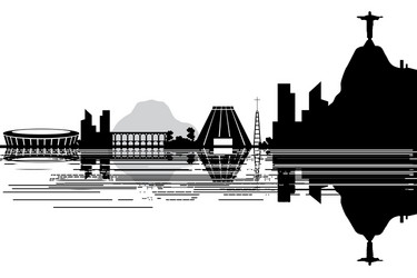 Rio De Janeiro Line Drawing Vector Images (99)