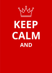 Keep calm Royalty Free Vector Image - VectorStock